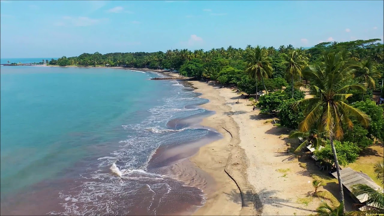 Beautiful beaches,waterfall with relaxing music (ULTRA HD) - YouTube