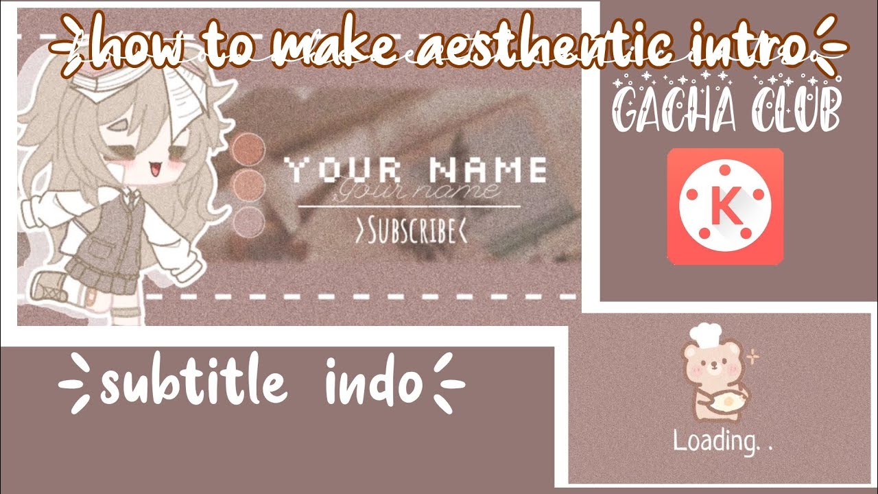 How to make aesthentic intro gacha club! (Subtitle indo) | QueeN CaT ...
