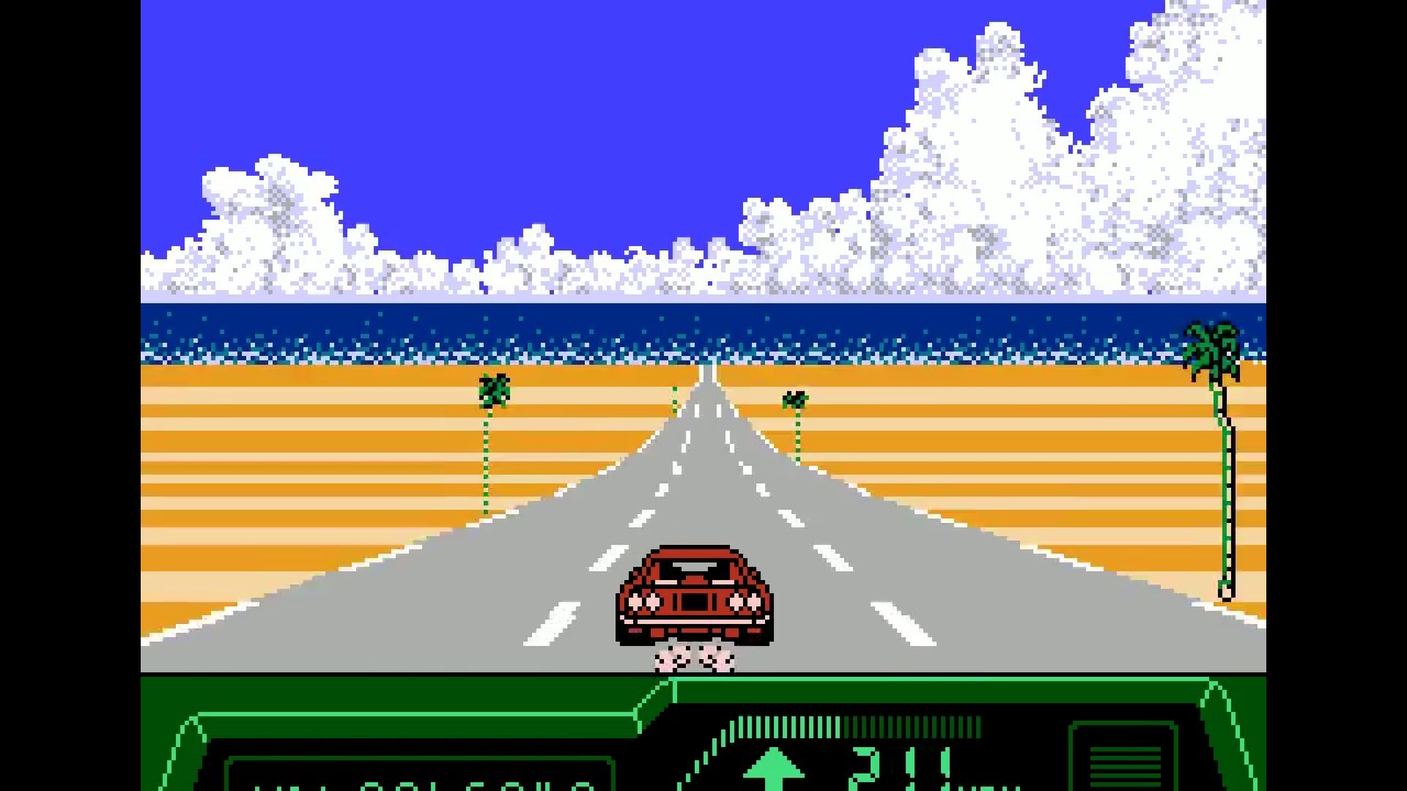 Rad Racer II (NES) Stage 3-2 Reached - YouTube