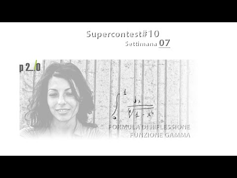 Formula di riflessione della Funzione Gamma per un integrale difficile ...