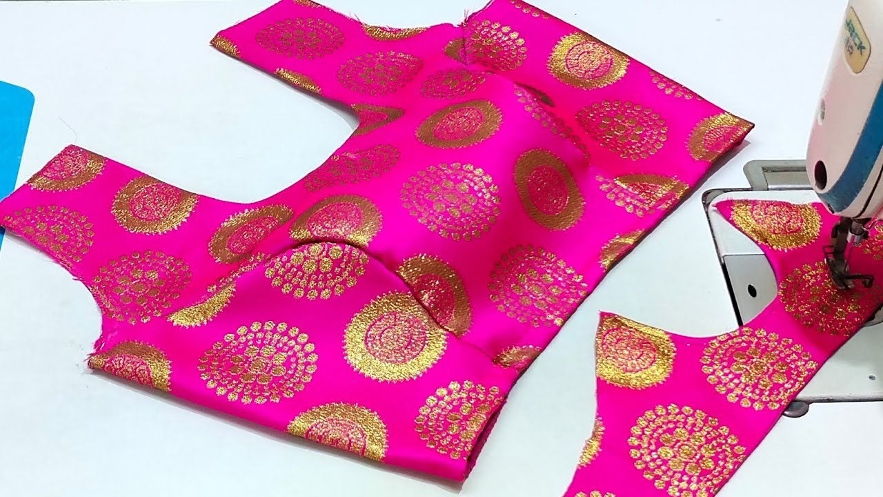 Cold Shoulder Blouse Design Cutting and stitching | Princes Cut Blouse ...