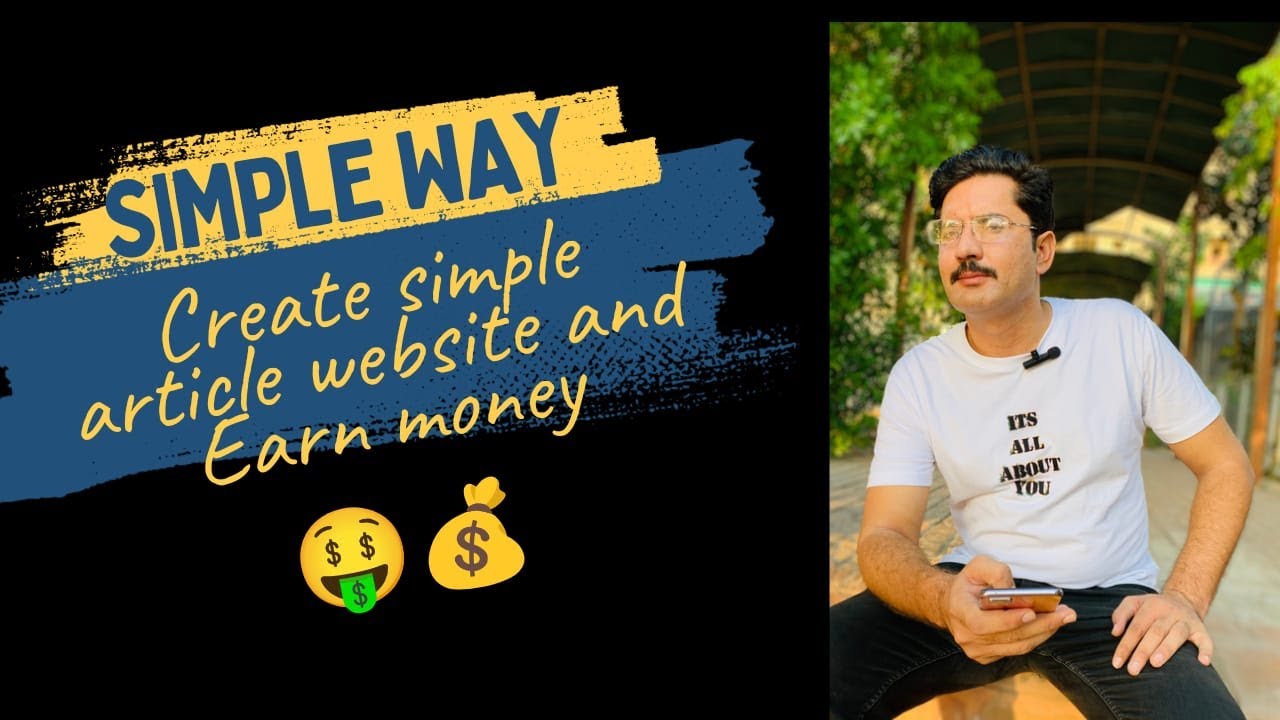 earn money through simple article web | easy way of earning - YouTube