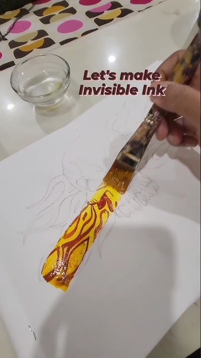 let's make invisible ink|science experiments|magic ink canvas painting ...