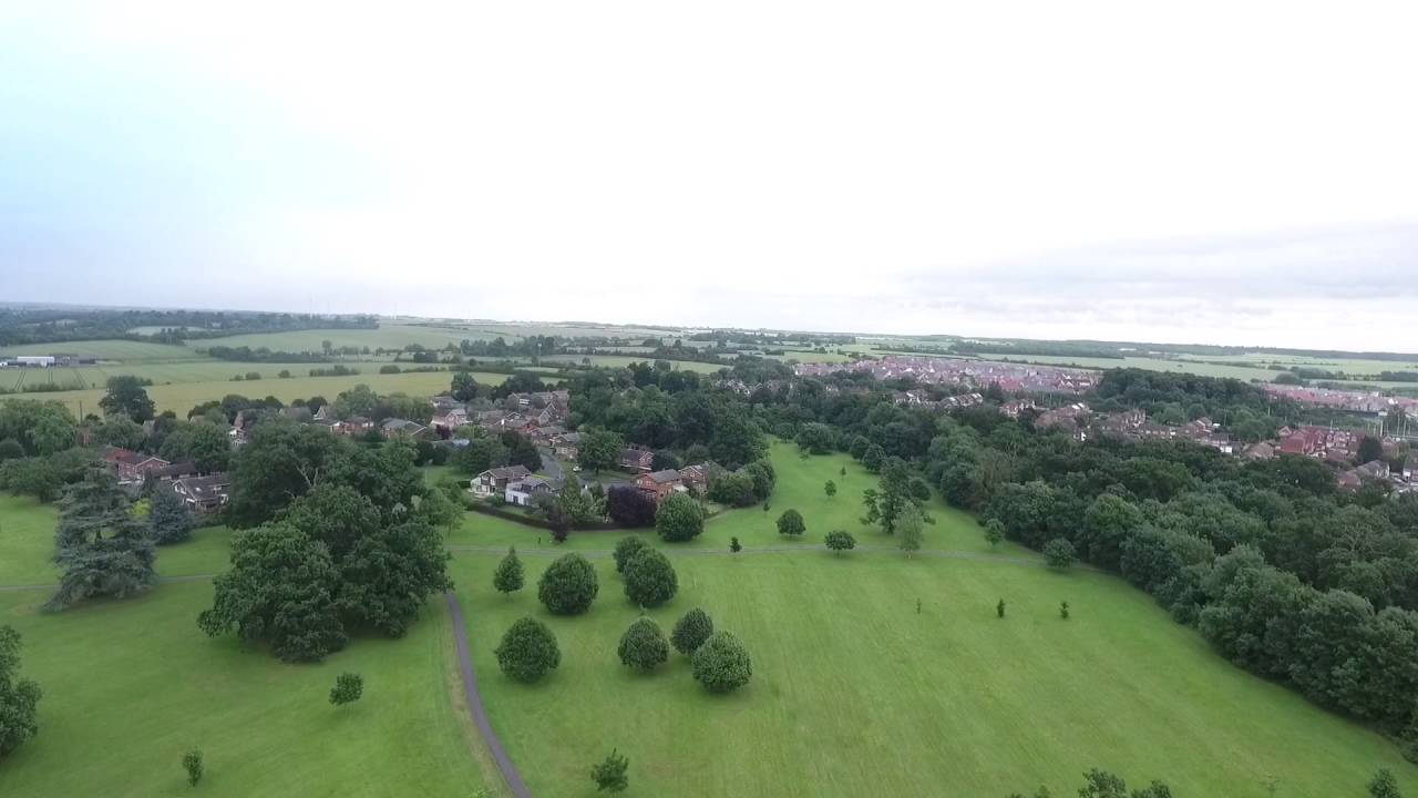 St Neots - Drone footage above Priory Park - YouTube