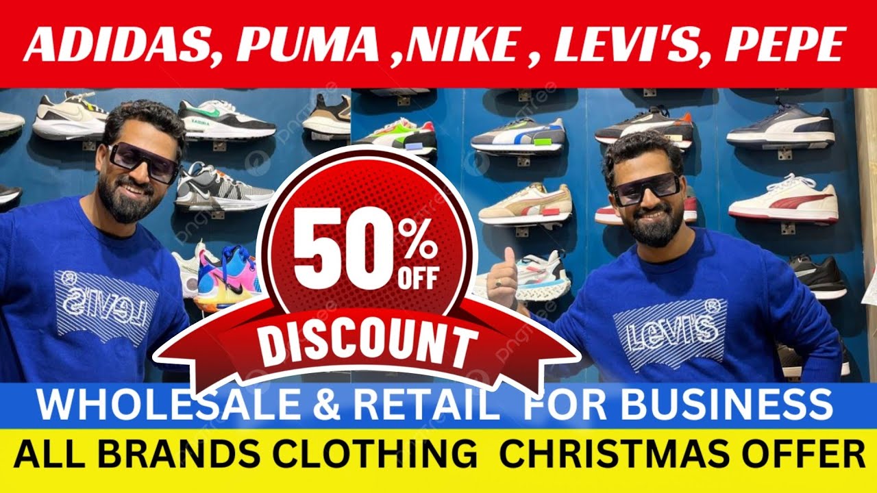 Flat 50% Off | Puma,Adidas,Levi’s,Pepe,Snitch all brands clothing with ...