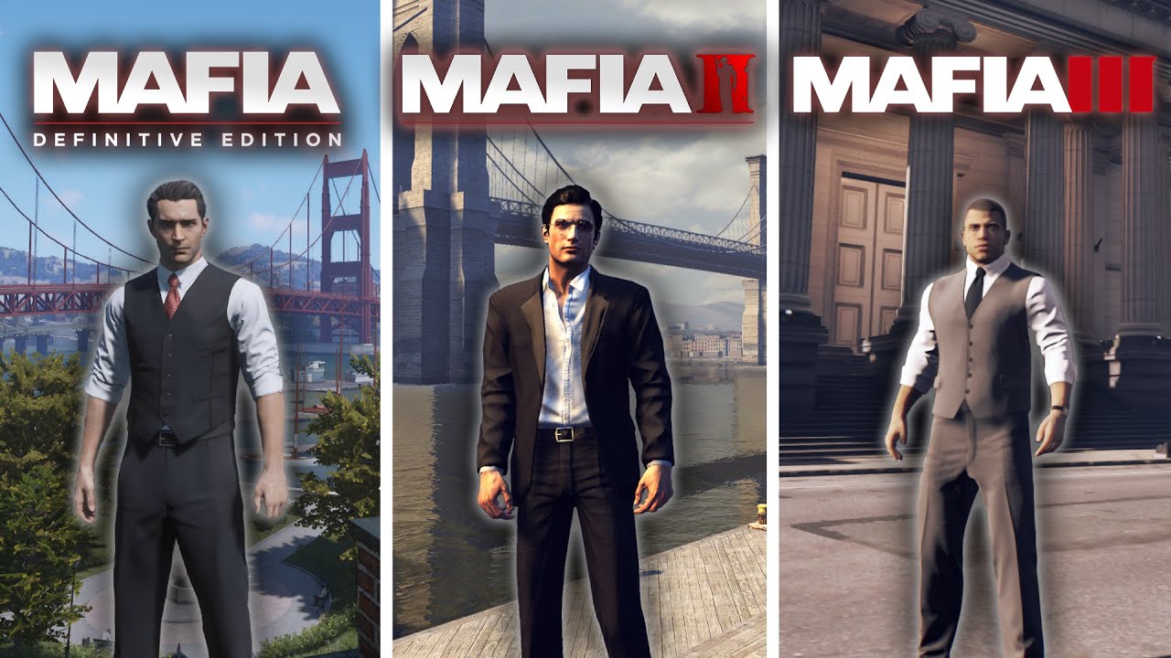 MAFIA Definitive Edition vs MAFIA 2 vs MAFIA 3 - Physics and Details ...