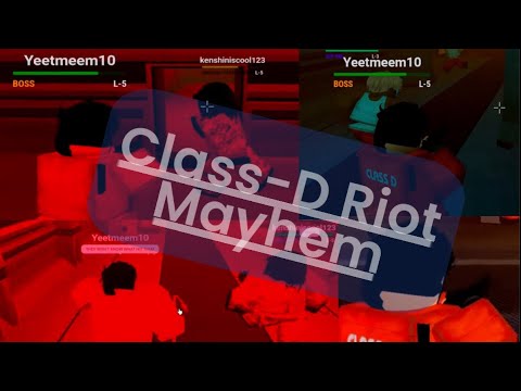 Class-D Riot Mayhem | SCP Site Roleplay [Roblox] - YouTube