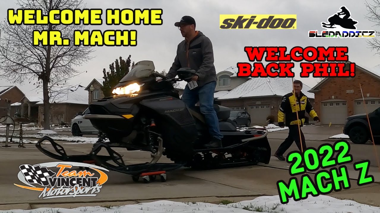 2022 Ski-Doo Mach Z Delivery & Walkaround | The Mighty Mach Comes Home ...