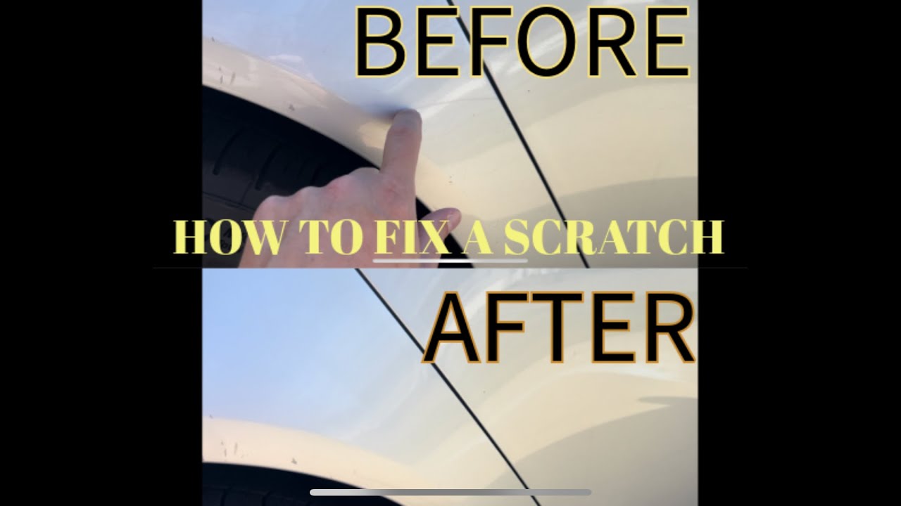 Fixing a Scratch On Your Car - YouTube