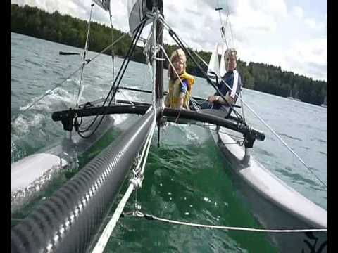 Hobie Cat 14 Pitchpole - YouTube