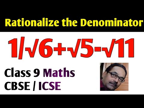 Rationalize the denominator Class 9 Maths #rationalisation # ...