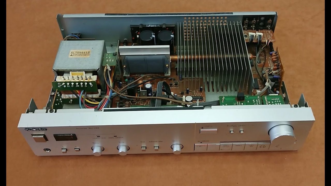 What's inside? Amplifier, Technics, SU-V4X - YouTube