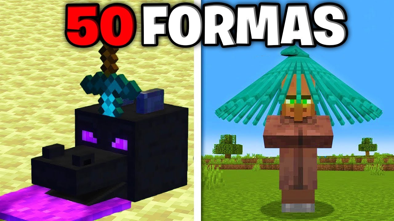 50 FORMAS de CONSTRUIR en tu MUNDO de Minecraft - YouTube
