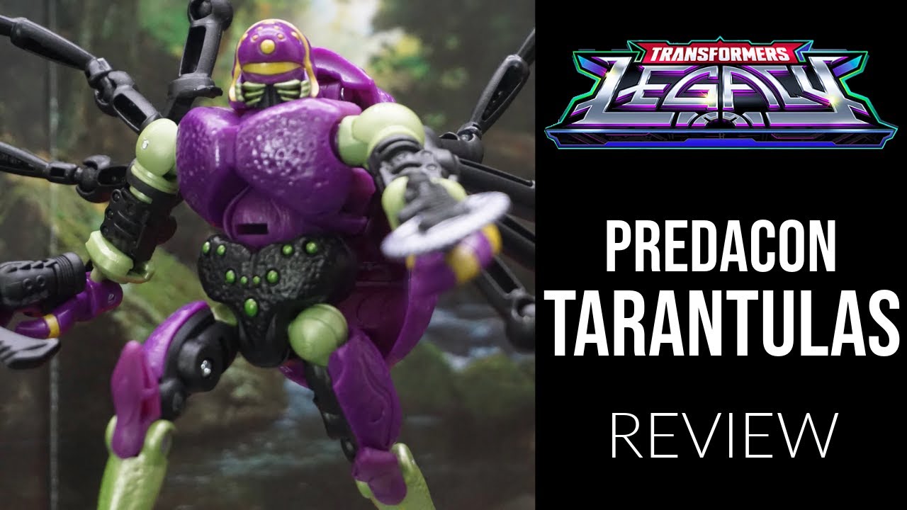 Transformers Legacy Predacon Tarantulas Review - YouTube