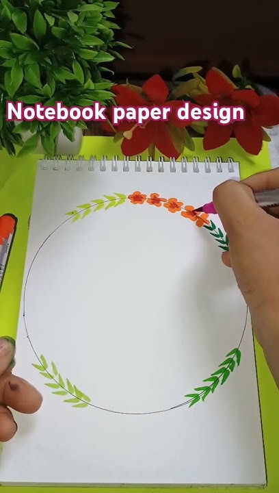 notebook front page design # - YouTube