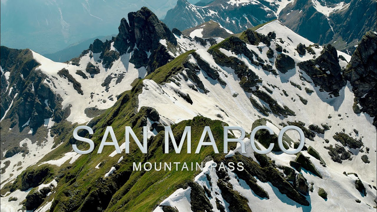 Passo San Marco. Magnificent solitude. Italy's beautiful locations. 5K ...