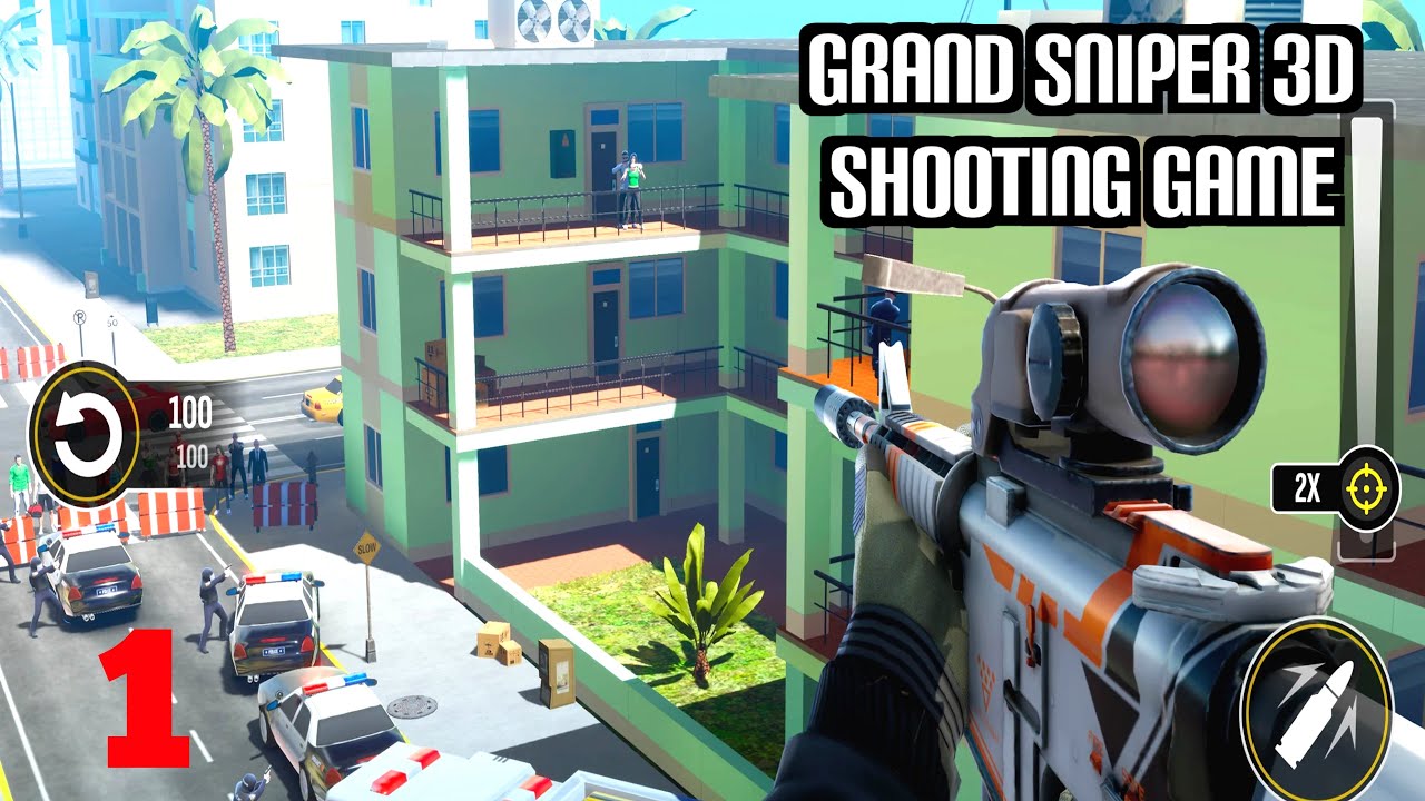 Grand Sniper: 3D Shooting Game Walkthrough Gameplay Android\ISO - YouTube