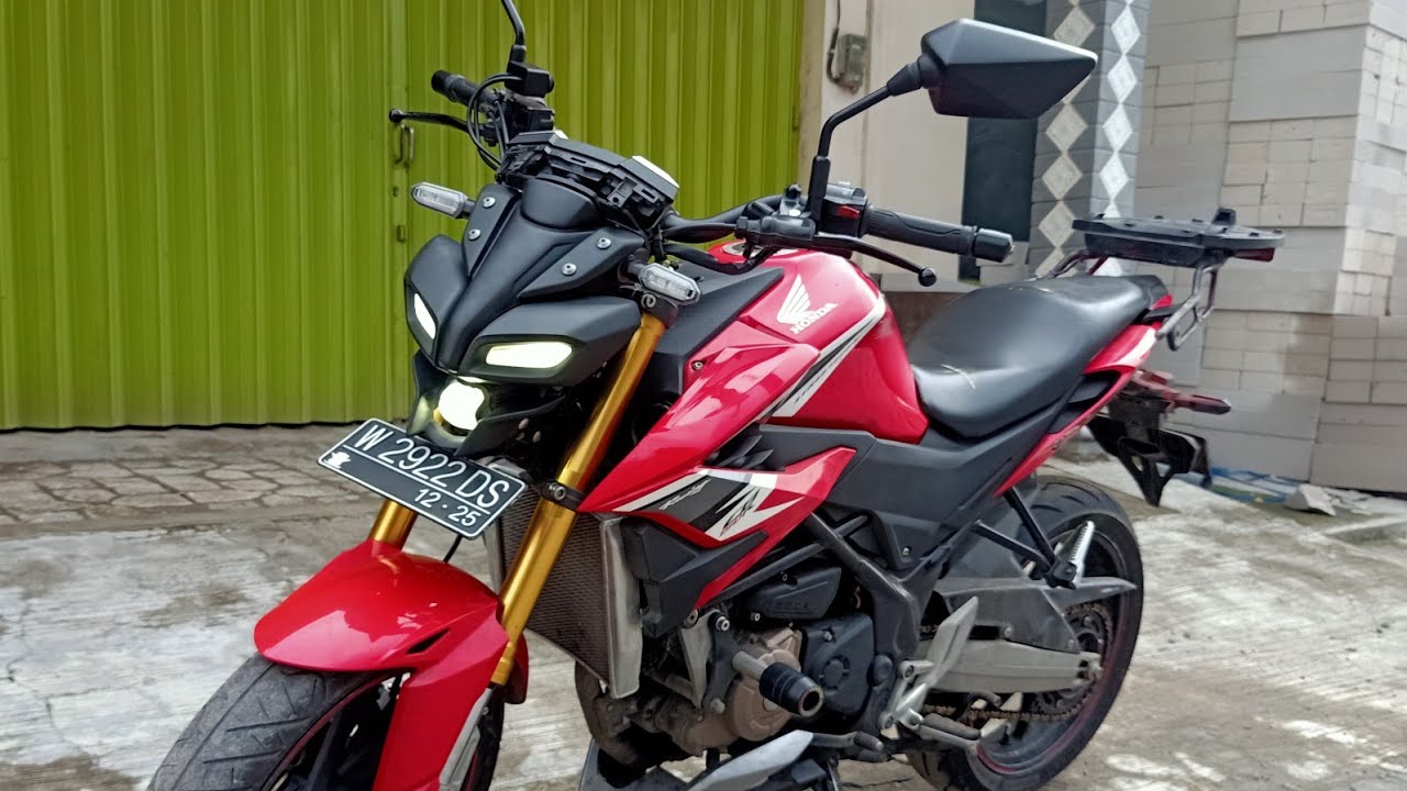 headlamp mt15 (wiring & fitting braket) di motor cb150r. - YouTube