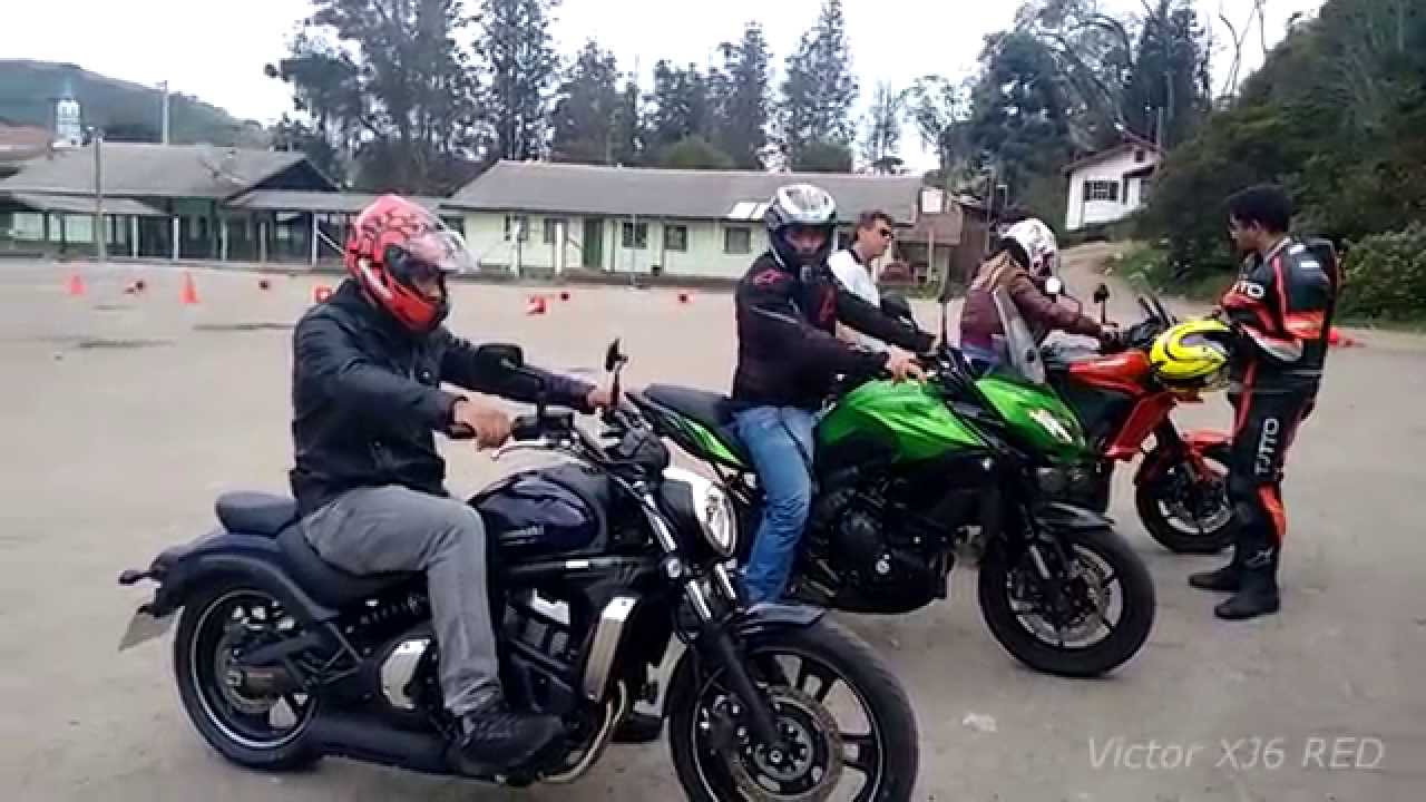 Victor XJ6 RED - Teste Ride Kawasaki MegaCycle 2015 Campos do Jordão SP ...