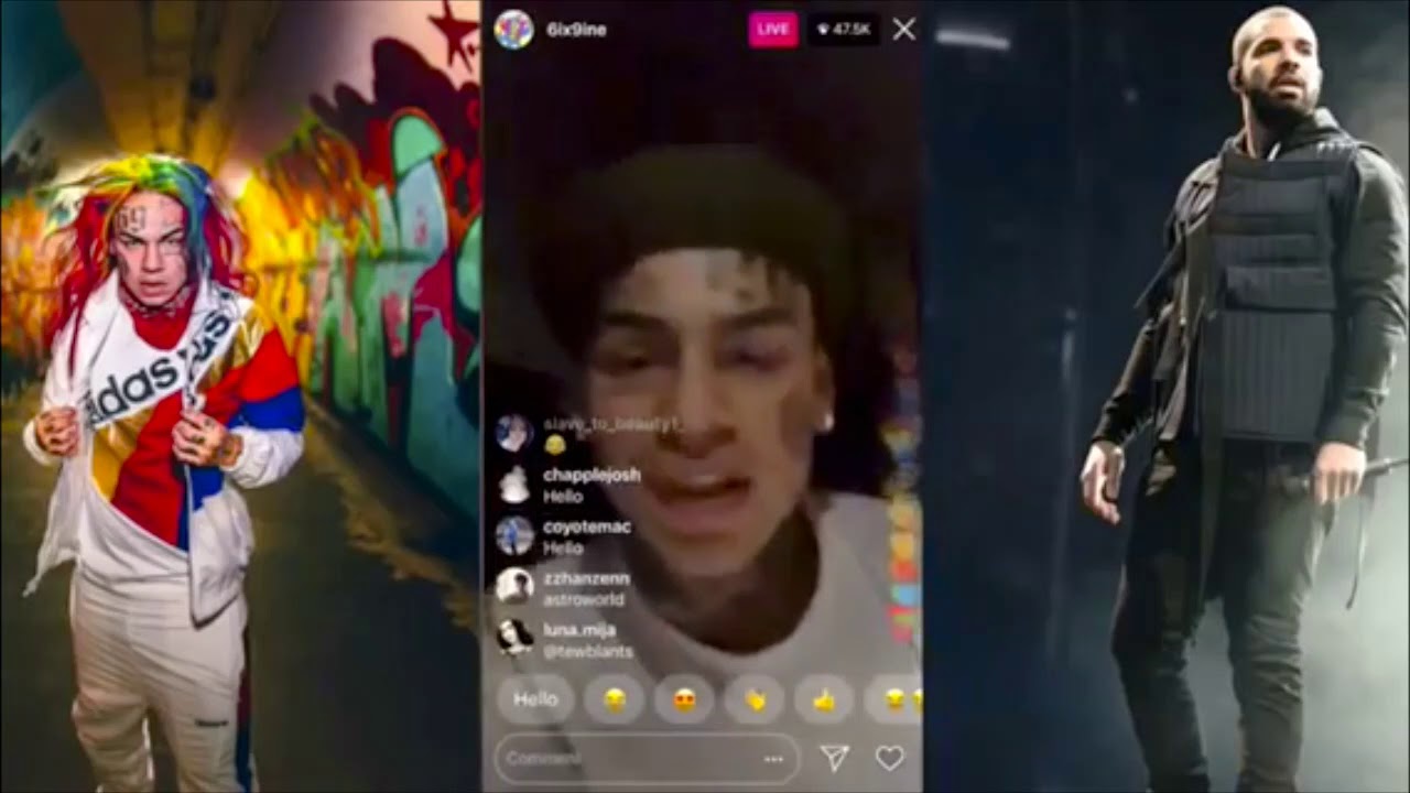 Tekashi 69 Trolls Drake For Beef! - YouTube