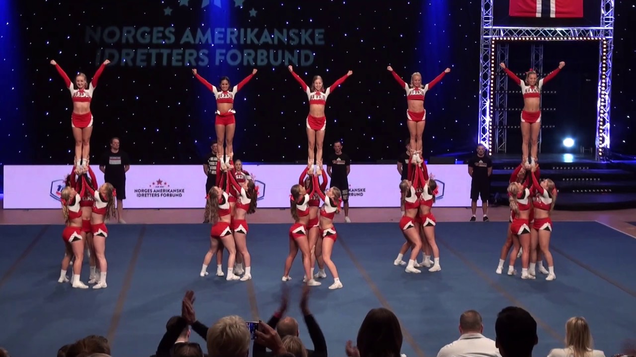 Norgesmesterskapet i Cheerleading 2017 Senior Cheer All Girl Premier ...