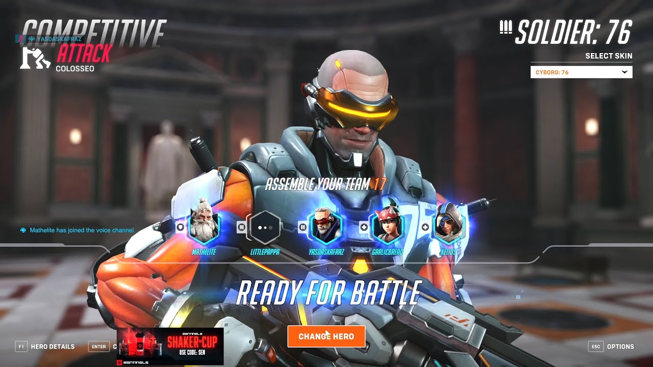 SUREFOUR RANK 248 SOLDIER 76 GAMEPLAY! [ OVERWATCH 2 SEASON 3 TOP 500 ...