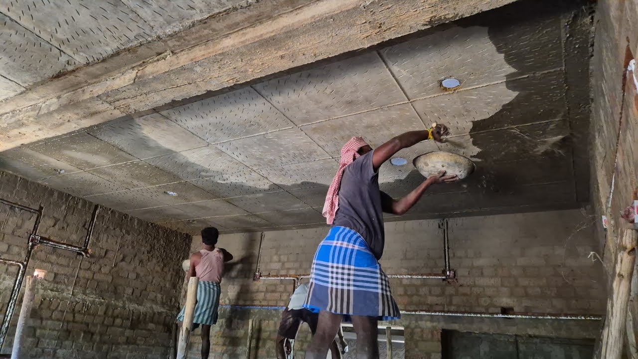 Plastering Techiques_Shuttering Roof Concrete Ceiling Plastering to ...