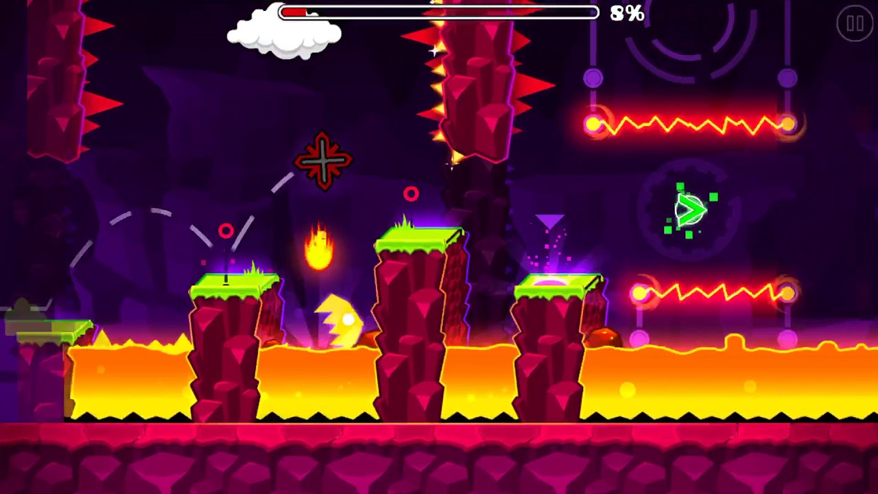 Finger dash geometry dash - YouTube