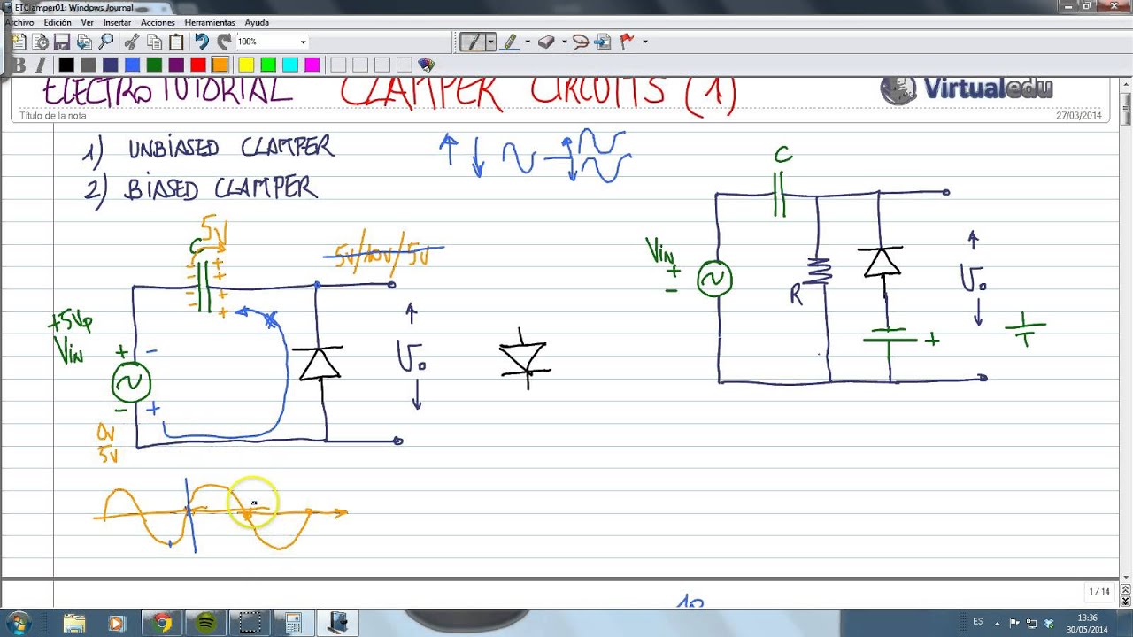 ElectroTutorial 492 Clamper Circuito (01) - YouTube