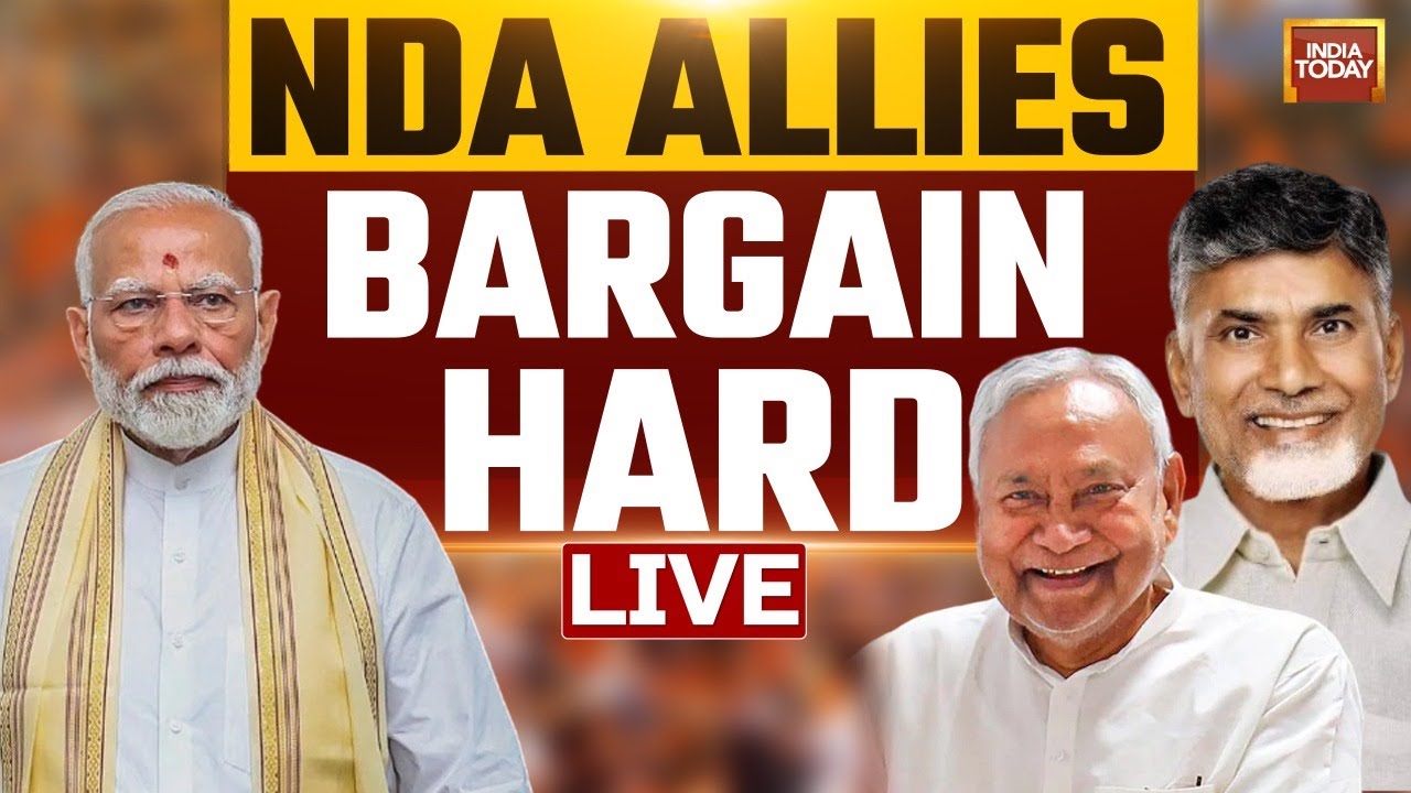 LIVE: Chandrababu Naidu & Nitish Ready Their List Of Demands | NDA Key ...