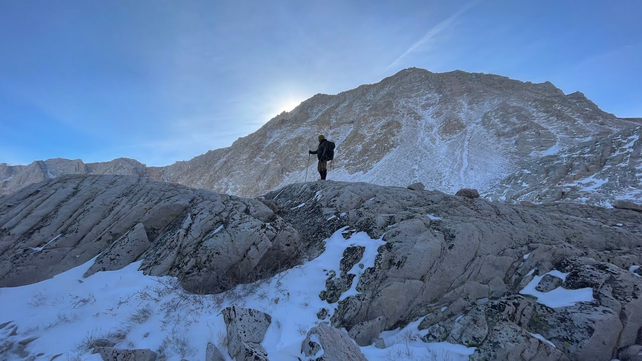 First attempt to summit Mount Whitney , snow and frozen lakes. - YouTube