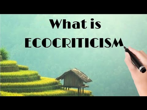 Ecocriticism / Literary Criticism and Theory/ Eng Lang & Lit - YouTube