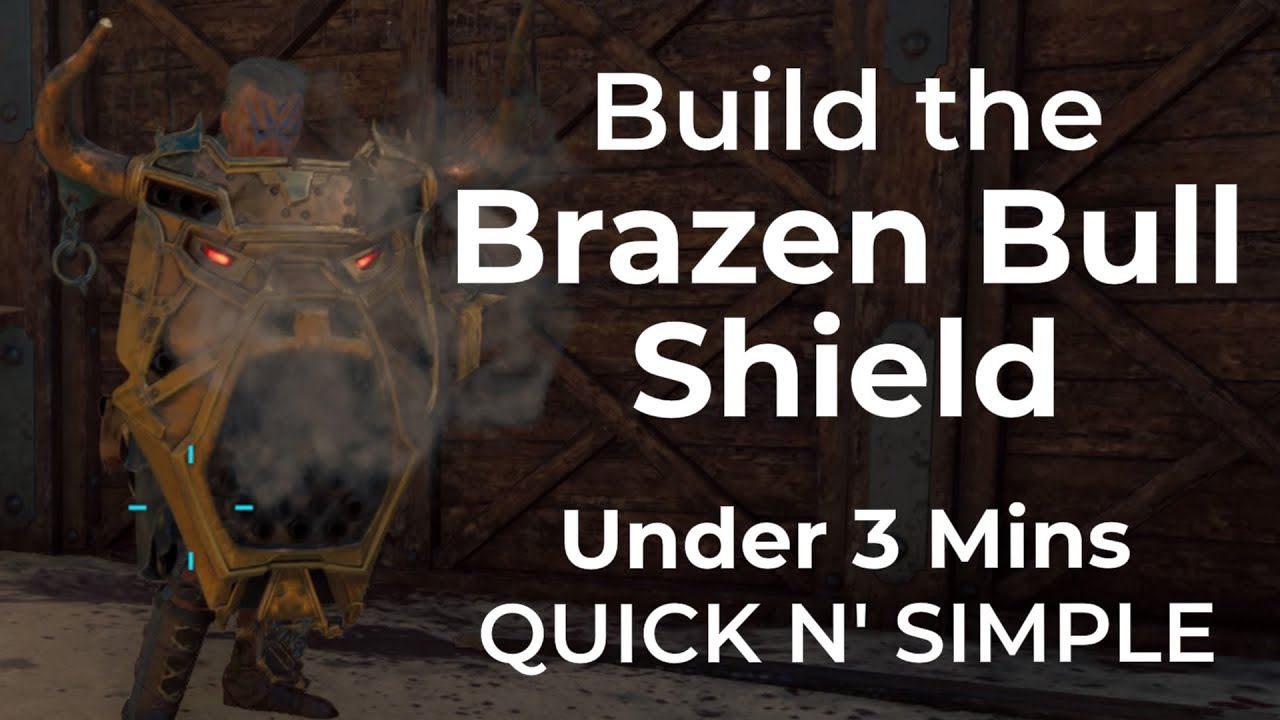 Build the Brazen Bull Shield on IX - YouTube