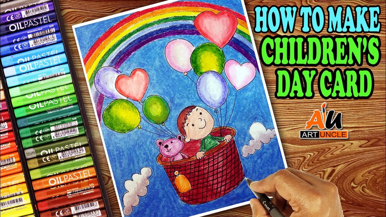 How To Make Children s Day Card With Pastels Step By Step Children Day Drawing YouTube how-to-make-children-s-day-card-with-pastels-step-by-step-children-day-drawing-youtube