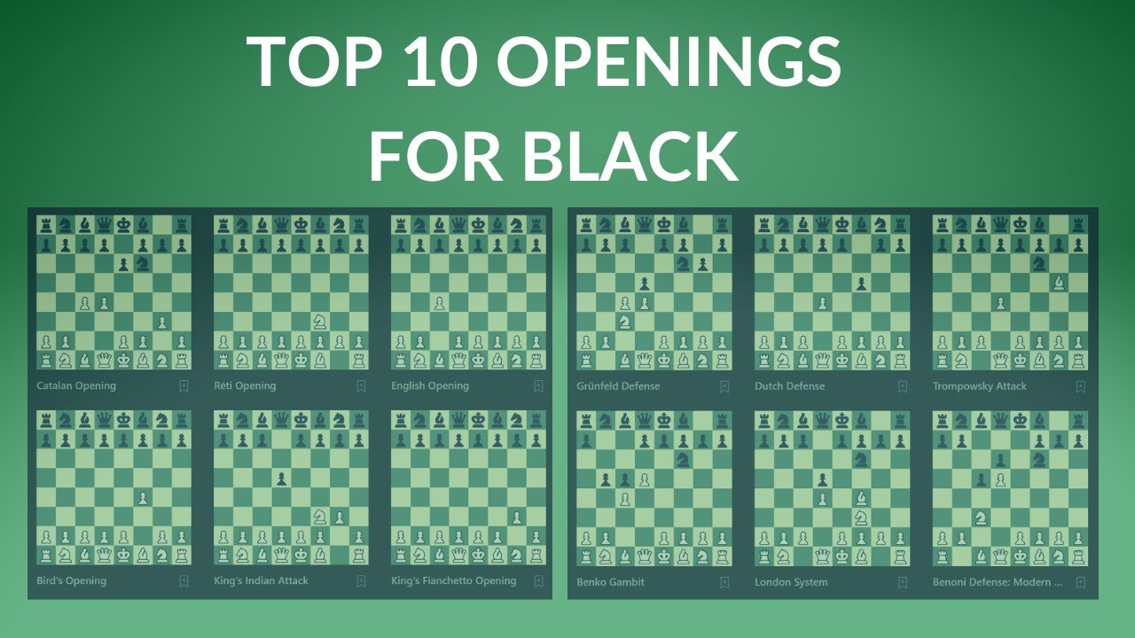 Top 10 Openings for Black - YouTube