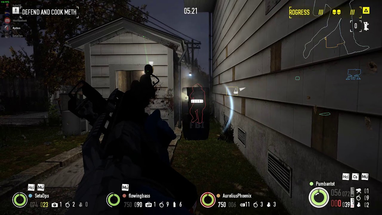 Payday 2 : Bain : Cook Off (Very Hard) with Flowingbass, Aurelius and ...