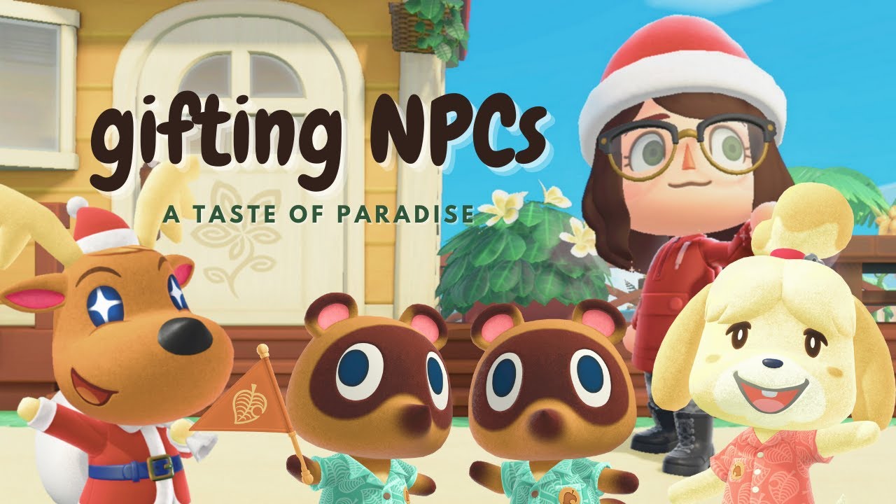 Gifting NPCs some Vacation Homes for the Holidays | ACNH HHP - YouTube