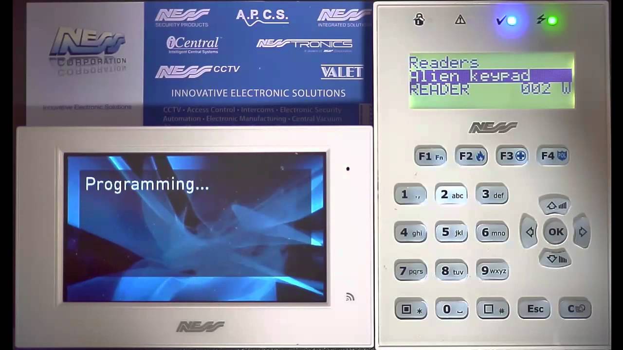 Adding a Prox card with the Alien Keypad on the Smart Living Panel ...
