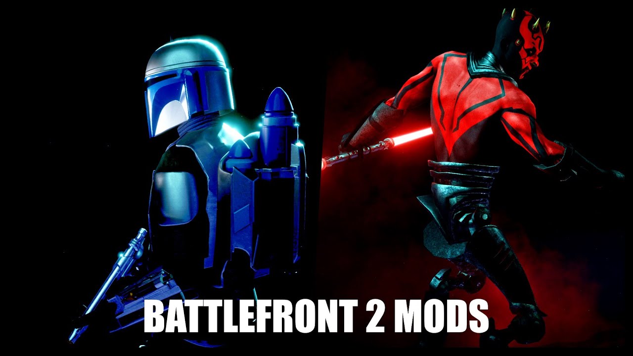 Star Wars Battlefront 2: Cyborg Legs Maul & Jango Fett Mods - YouTube