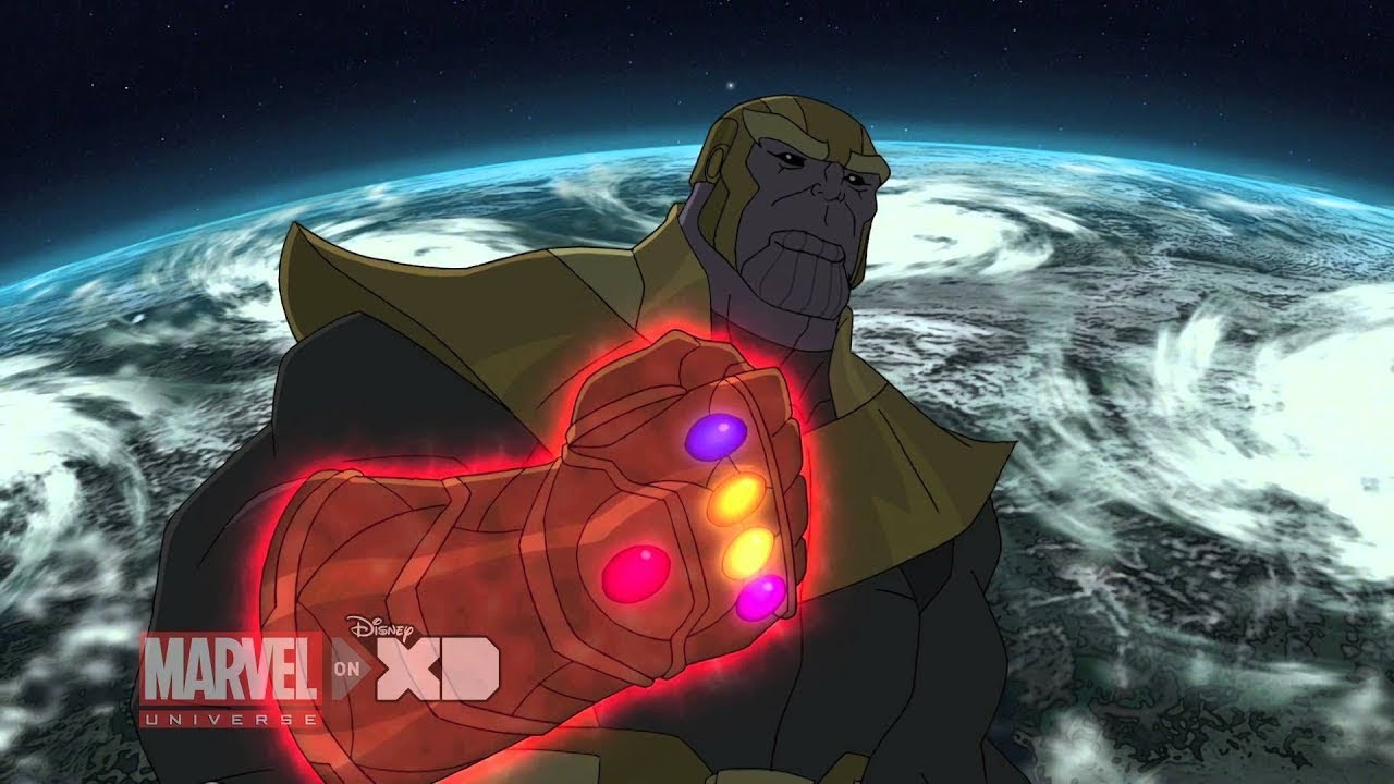 The Avengers vs Thanos | Avengers Assemble: S2E13 - YouTube