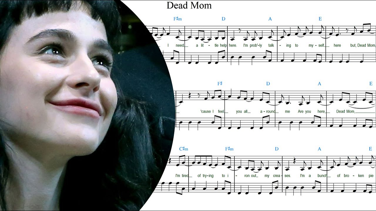 Beetlejuice — Dead Mom — Piano Sheet Music - YouTube