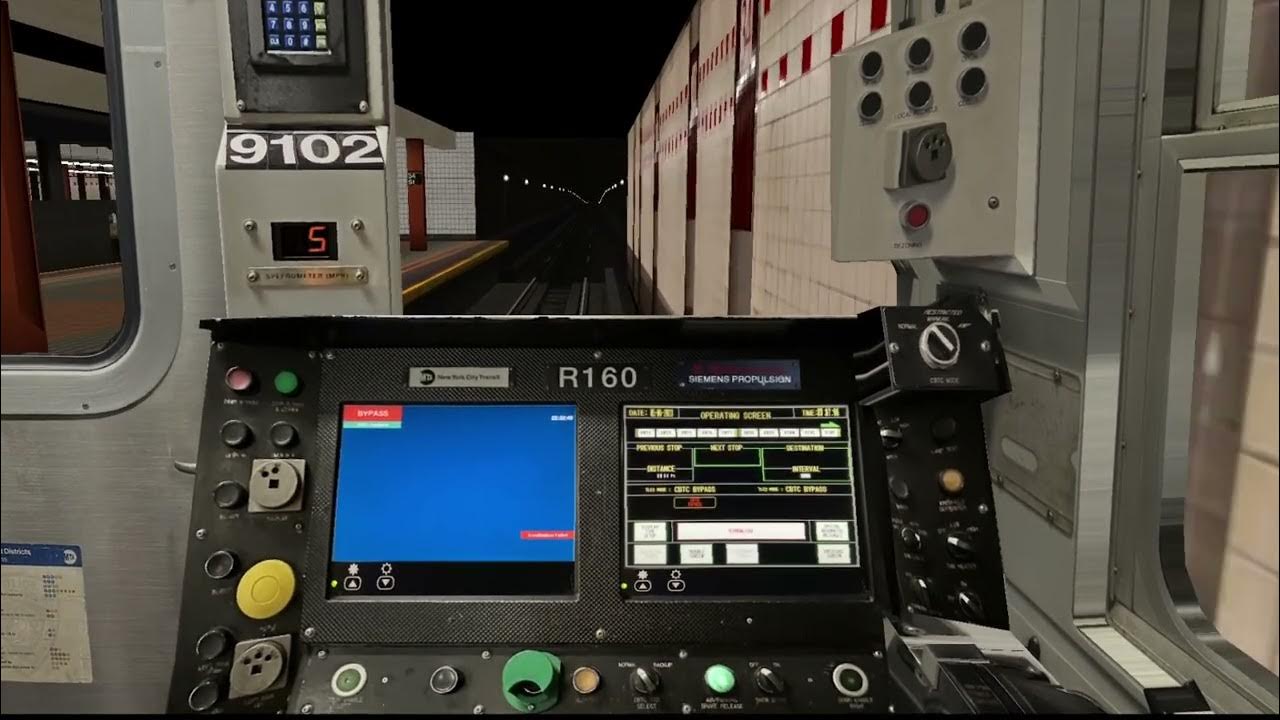 OpenBVE R160B Siemens (E) To Second Avenue - YouTube