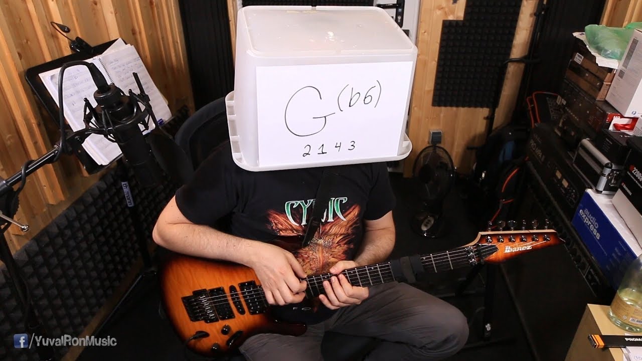 Yuval Ron - Guitar Session #36 - Two-handed tapping perm 2143 over G ...