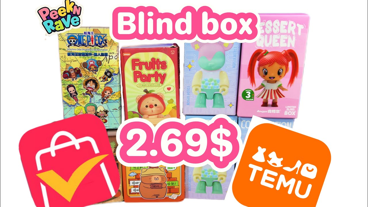 Unboxing the cheapest blind box ever Temu and AliExpress haul - YouTube