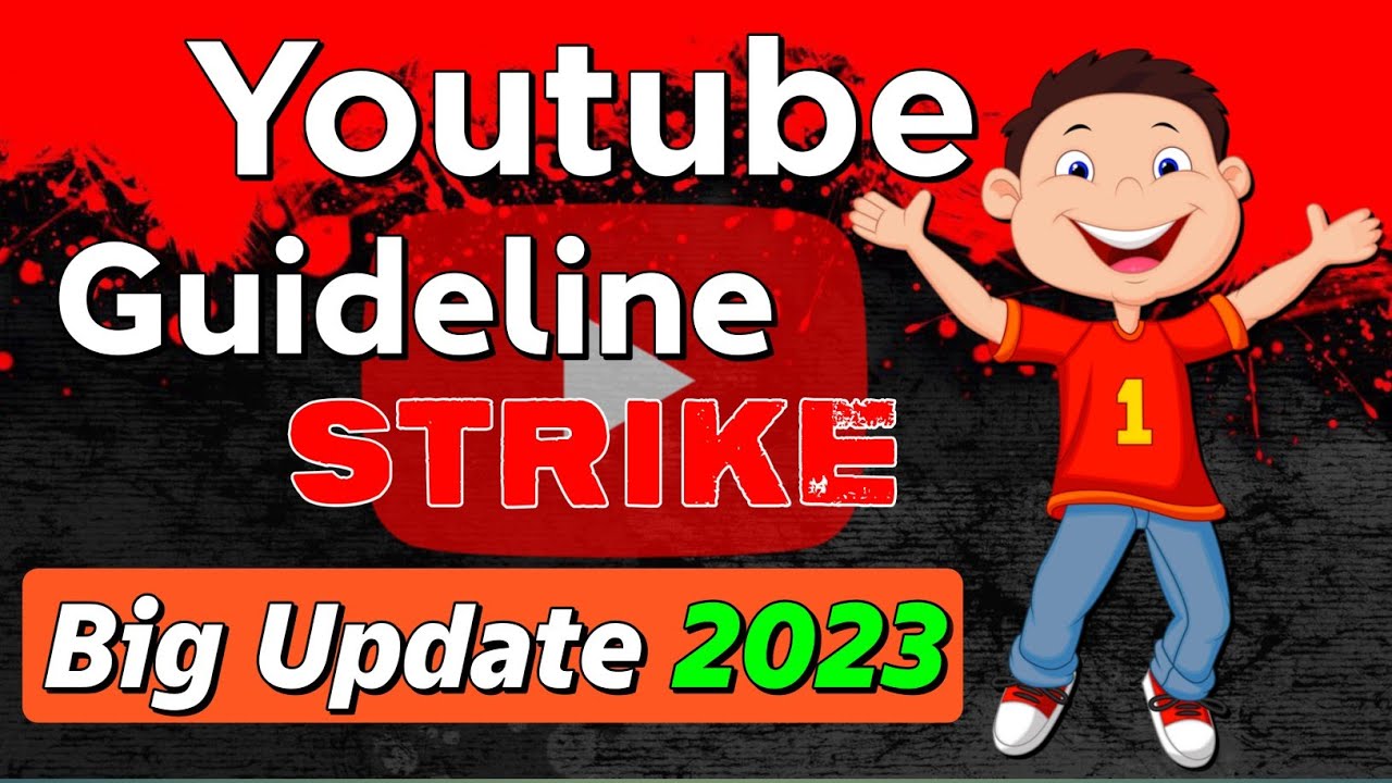 Youtube Guideline Strike New Update 2023 😱 - YouTube