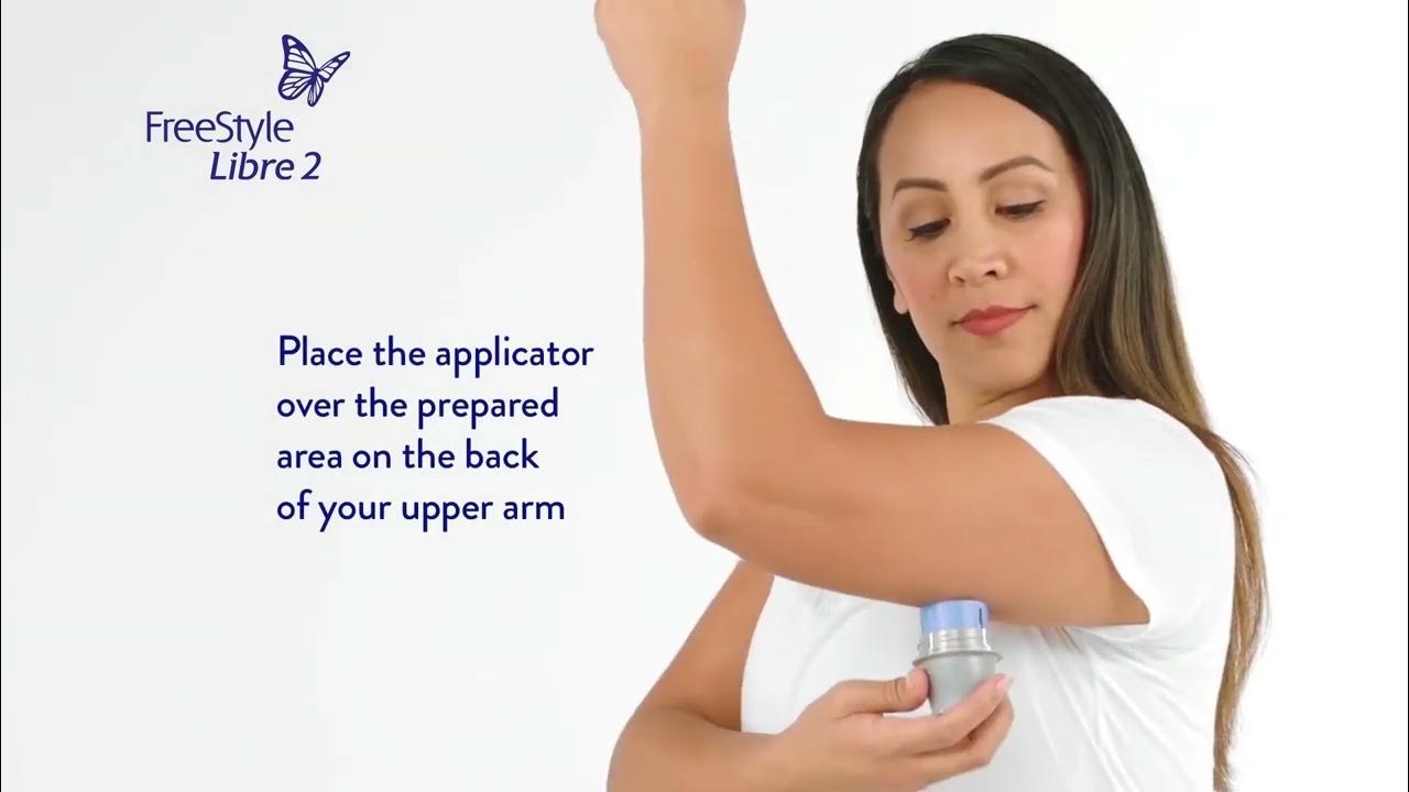 How To Apply And Start Sensor Freestyle Libre 2 Plus Sensor Youtube
