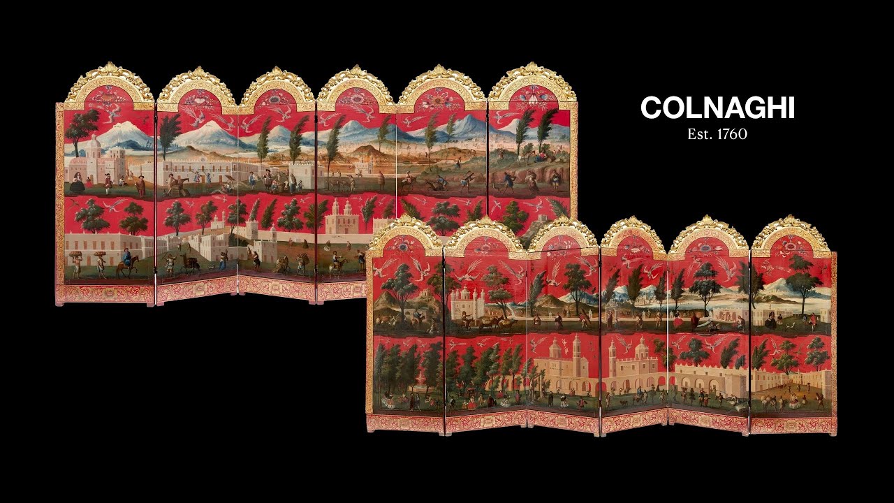 Biombo with Views of Mexico City, 18th century - YouTube