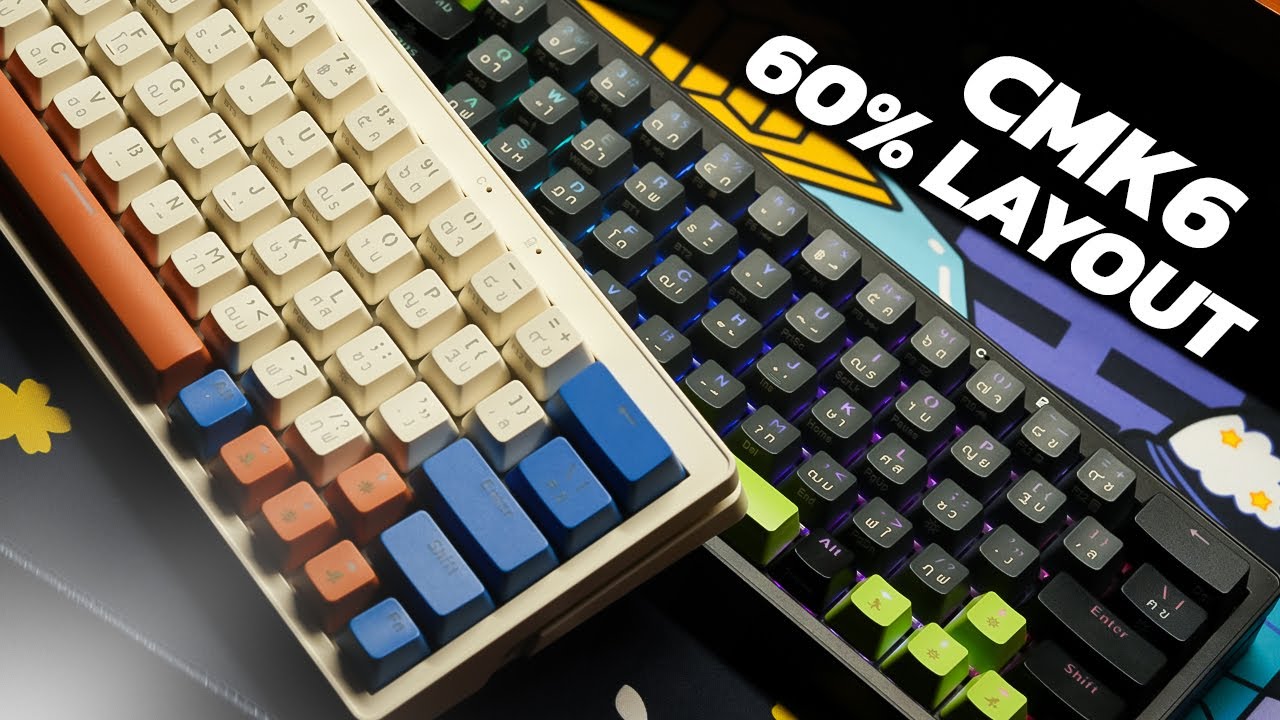 60% LAYOUT TRI-MODE GAMING KEYBOARD | EGA TYPE CMK6 - YouTube