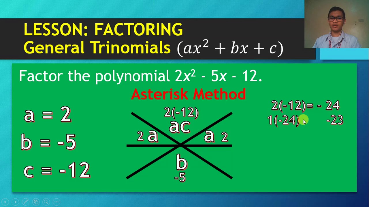 Factoring General Trinomial YouTube Factoring General Trinomial YouTube