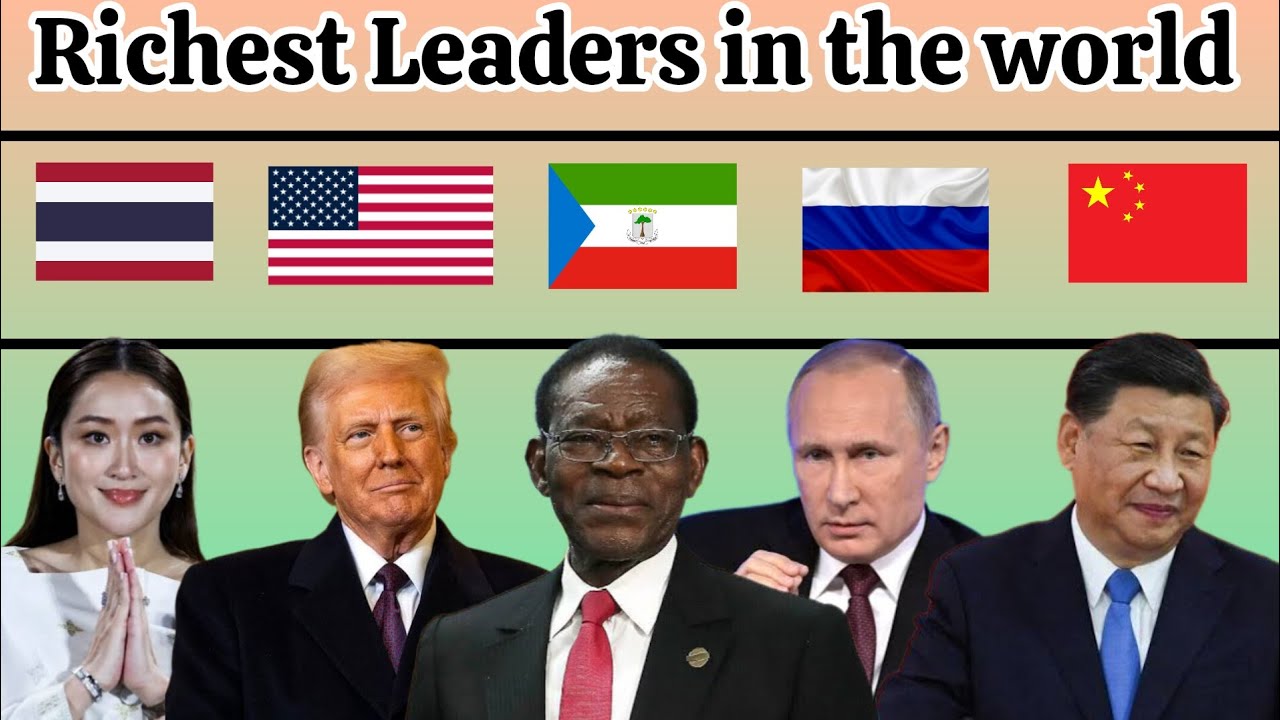 Richest Leaders in the world | Top 15 Net Worth Revealed | tiny Info ...